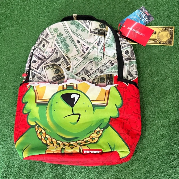 Sprayground | Bags | Sprayground Money Bear Backpack | Poshmark